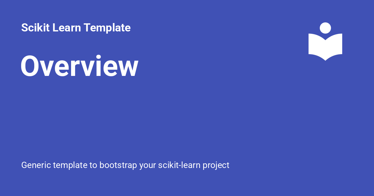 Scikit Learn Template